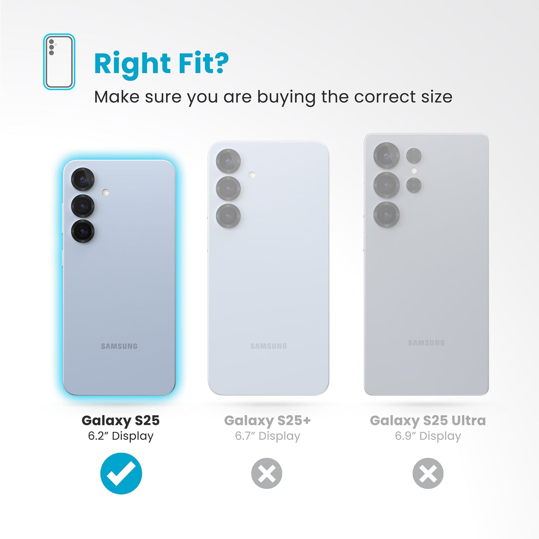Presidio Perfect-Clear Magnet Samsung Galaxy S25 Cases by Speck ...