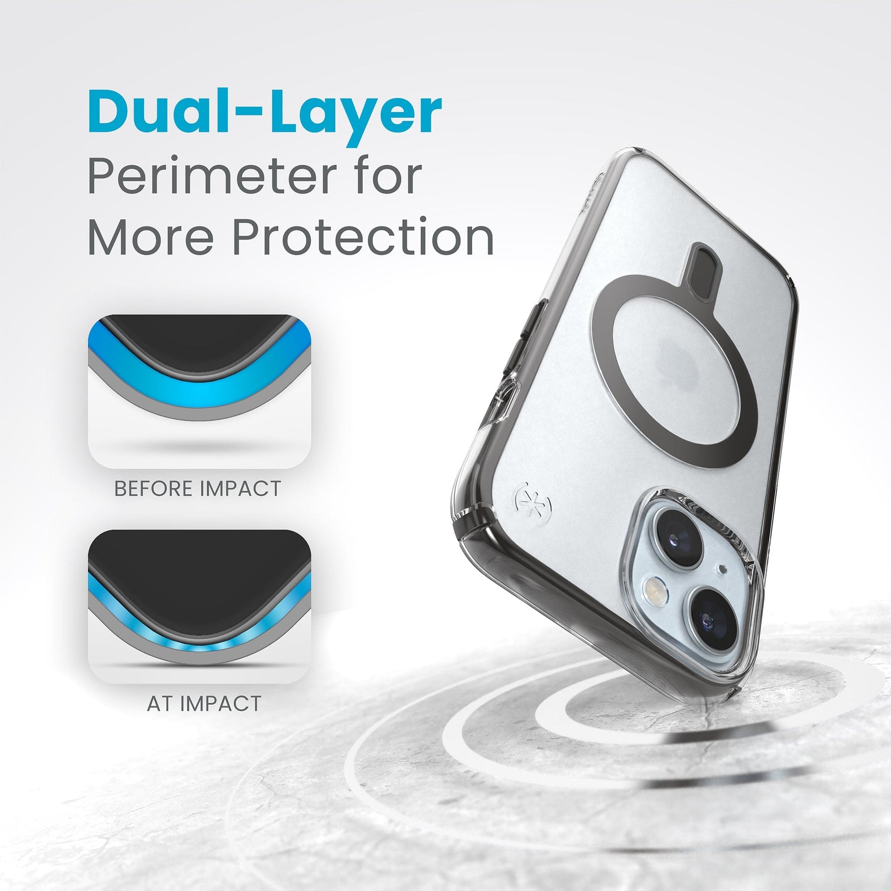 Presidio Perfect-Clear MagSafe with ClickLock iPhone 15 Cases by Speck ...