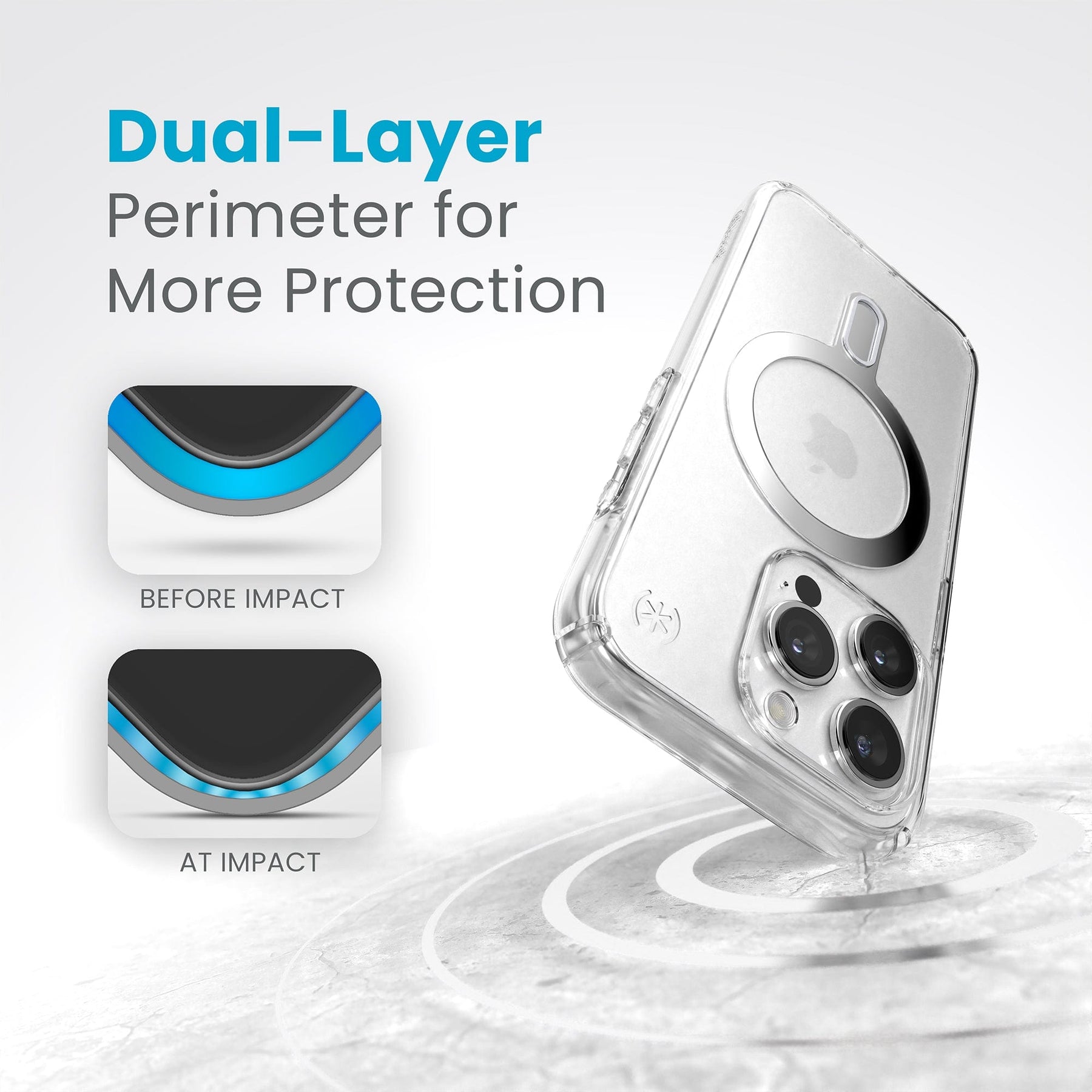 Presidio Perfect-Clear MagSafe with ClickLock iPhone 15 Pro Cases by Speck Products| Apple ...